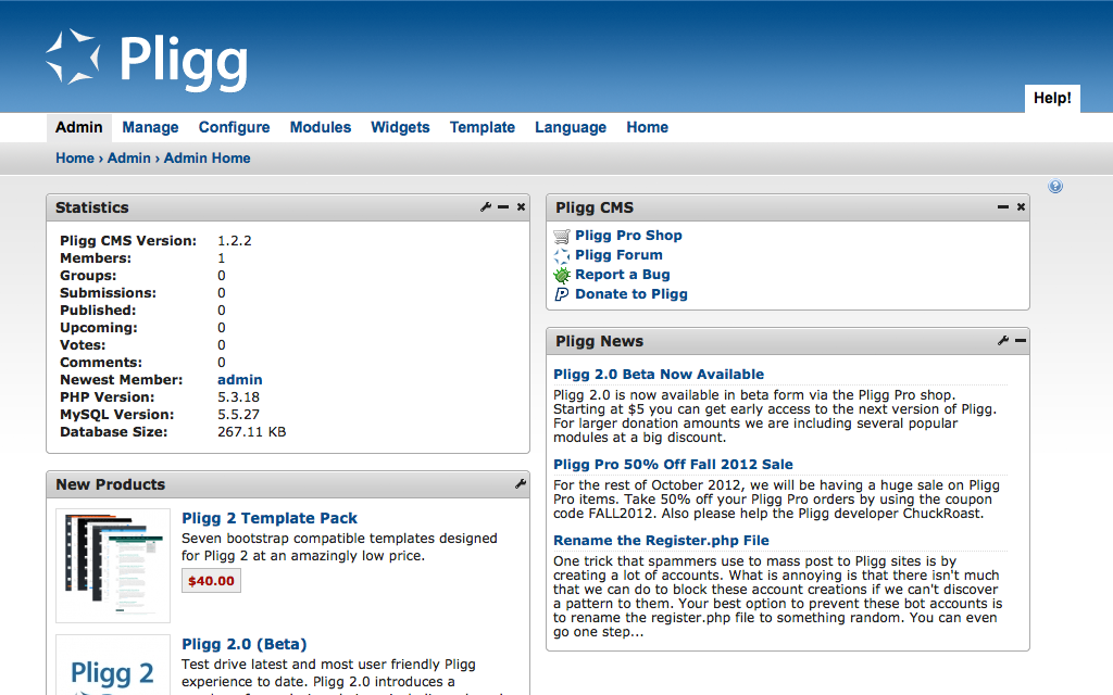 Hosting & Applications (Apps) • Pligg » iNETsolutions.de® in Deutschland